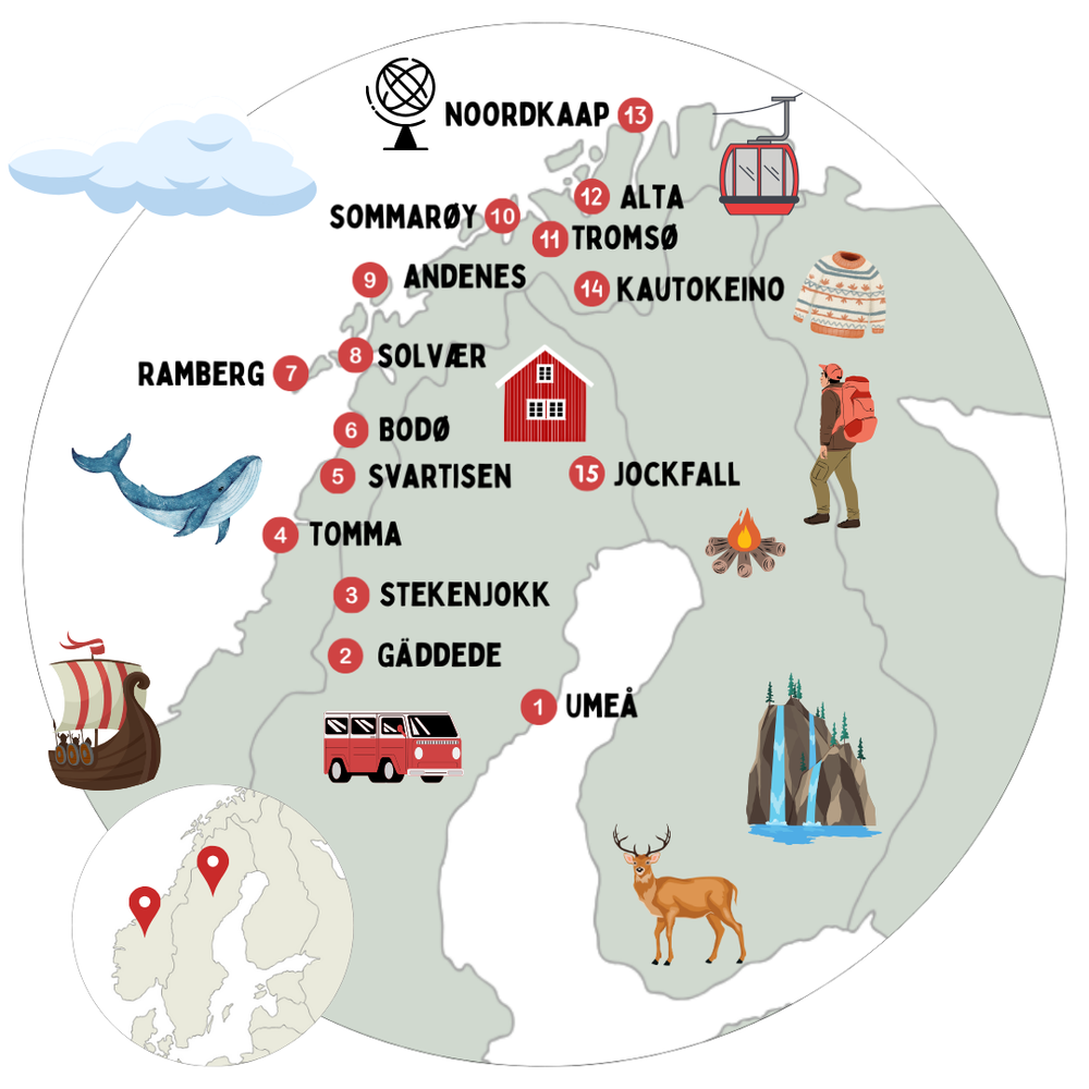 Camperreis Zweeds Lapland, Lofoten en Noordkaap – Shop Goboony